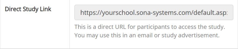 Advertising Your Study · Sona Systems