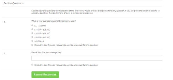 Online Prescreening · Sona Systems