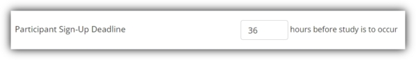 Sign-Up Deadlines and Timeslot Availability · Sona Systems