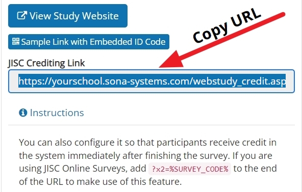 JISC Online Surveys Help Page · Sona Systems